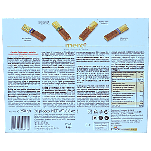 Buy Merci Finest Selection Of Chocolates - Assorted Milk Flavours, Rich ...