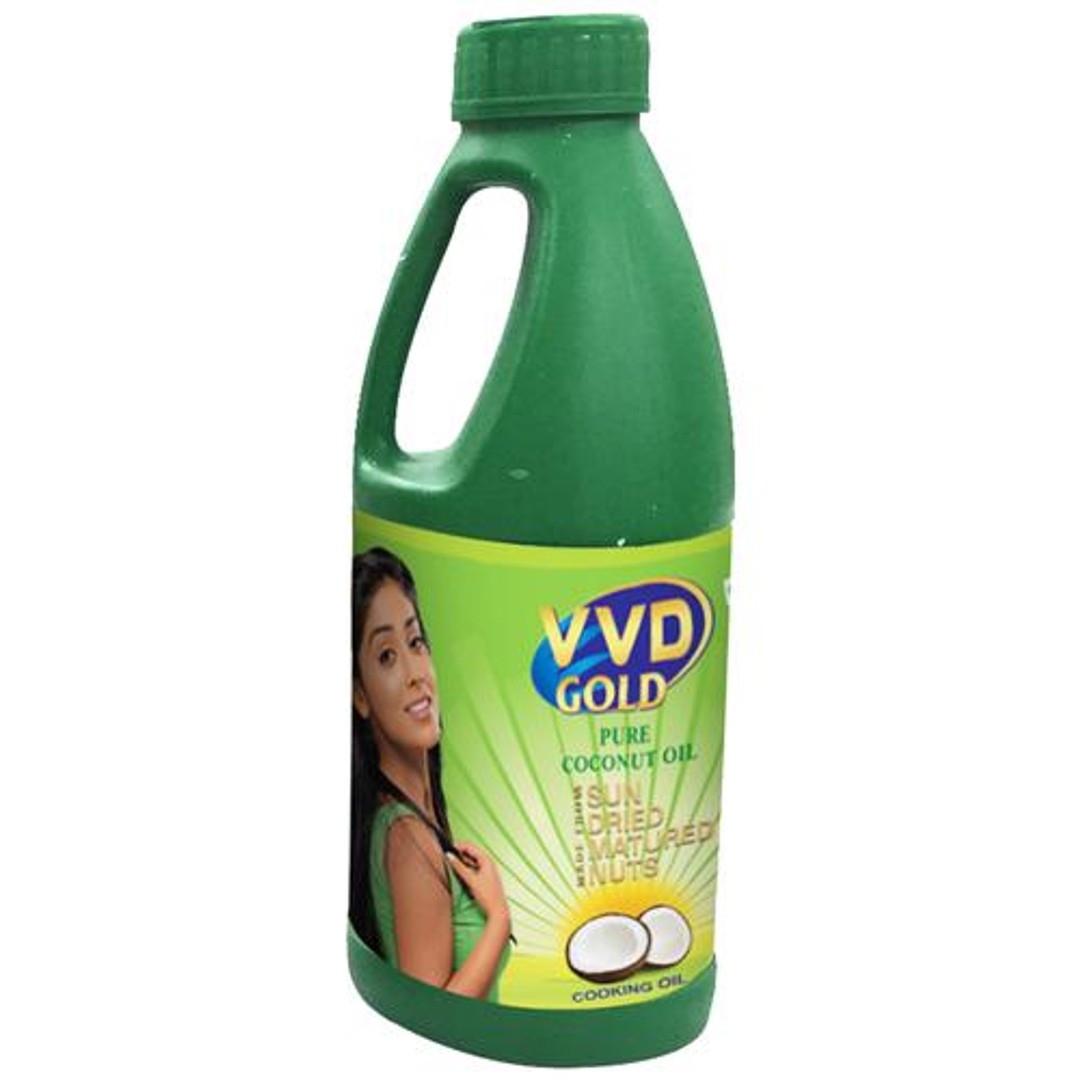 Buy VVD Gold Pure Coconut Oil - Rich In Essential Nutrients, Used For ...