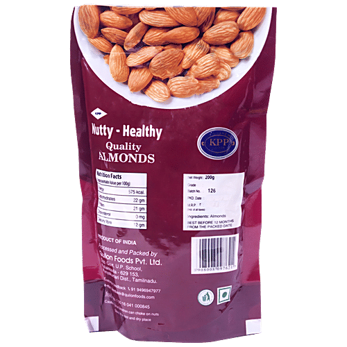 Buy Nutty Healthy Almonds - Plain, Rich In Health Benefits Online at ...