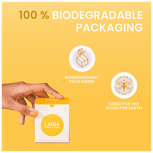Buy LAIQA Pantyliners For Everyday Freshness - Made With Natural Fibers ...