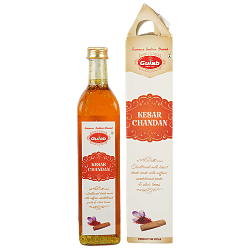 Buy Gulab Sweets Gulab Sweets kesar-chandan-syrup-traditional ...