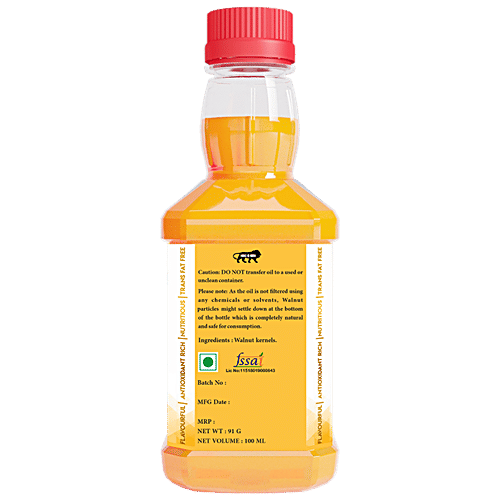 Buy INDIC WISDOM Wood Pressed Walnut Oil - Antioxidant-rich, Rich ...