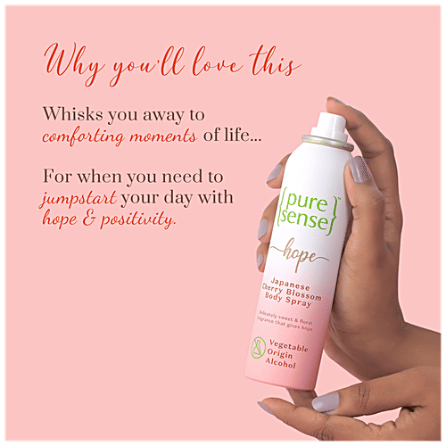 Buy Pure Sense Hope Japanese Cherry Blossom Body Spray - Long Lasting ...