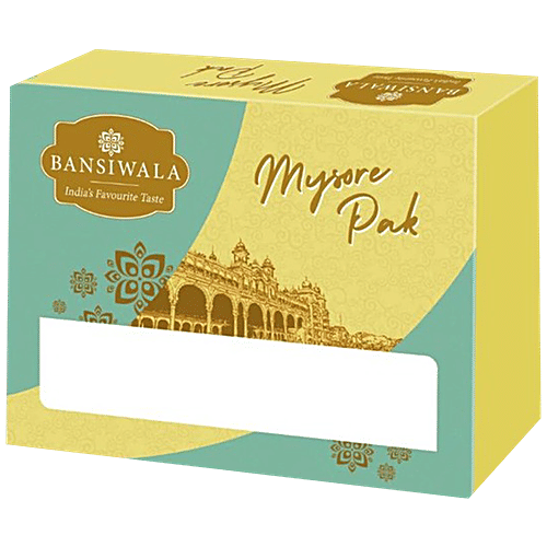 Buy Bansiwala Mysore Pak - Authentic Taste & Flavour, Buttery Texture ...