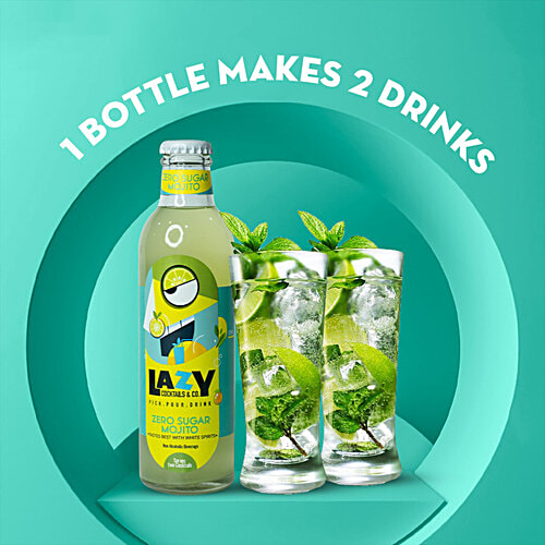 Buy Lazy Cocktails & Co. Zero Sugar Mojito Non-Alcoholic Beverage ...