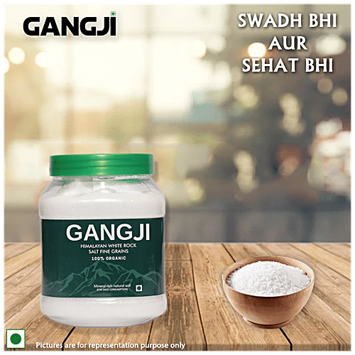 Buy Gangji Himalayan White Rock Salt - Fine Grain, Mineral Rich Online ...