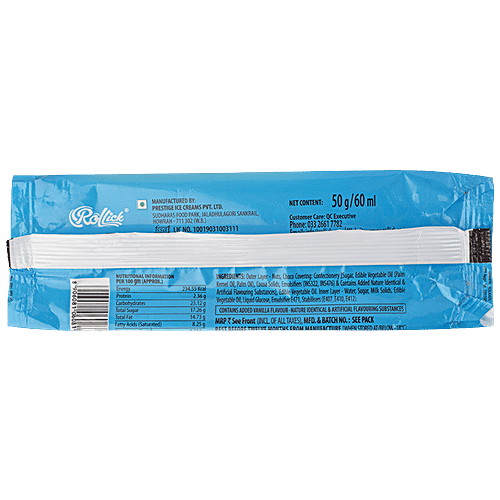 Buy Rollick Nutty Roll Stick - Frozen Dessert With Nuts Online at Best ...