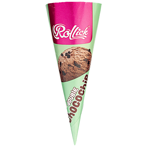 Buy Rollick Double Chocochip Cone - Medium Fat Frozen Dessert Online at ...