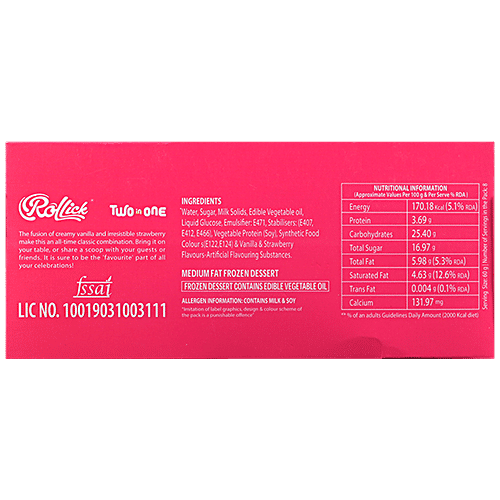 Buy Rollick Two In One Medium Fat Frozen Dessert Online at Best Price ...