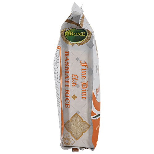 Buy Arome Fine Dine Elite Basmati Rice - Long & Fluffy, Slender & Non ...