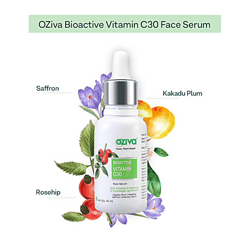 Buy O'ZIVA Vitamin C30 Face Serum For Men & Women - With Pure ...