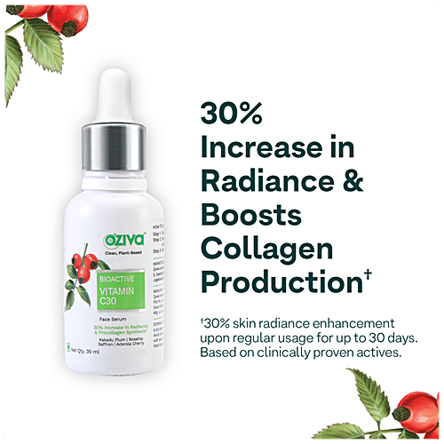 Buy O'ZIVA Vitamin C30 Face Serum For Men & Women - With Pure ...