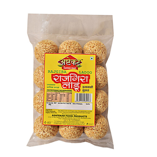 Buy Ashtekar Rajgira Ladoo - Gluten Free, Calcium Rich Online at Best ...