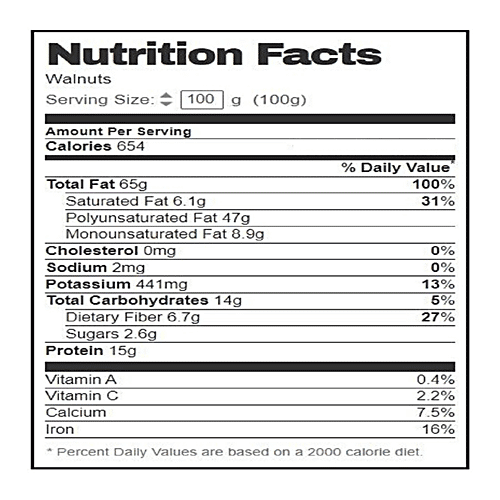 Buy Tripathi Products Walnut Kernels - Natural, Rich In Antioxidants ...