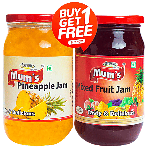 Buy Mum's Pineapple Jam Combo - Sweet & Sour, For Toast, Chapati Online ...