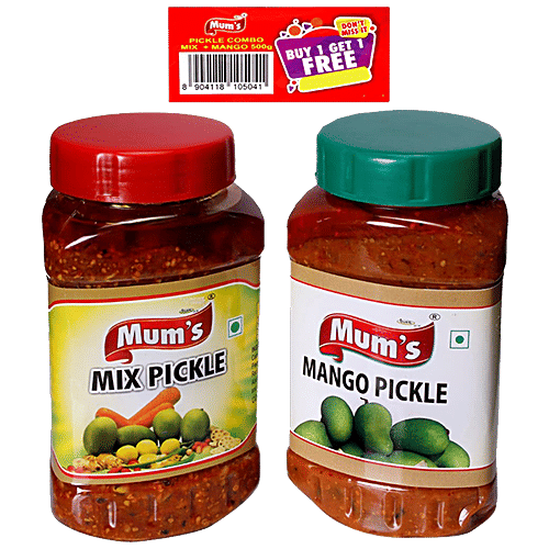 Buy Mum's Mango Pickle Combo - Accompaniment With Meals, Sweet & Sour ...