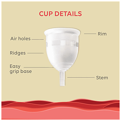Buy LAIQA Menstrual Cup - Small Size, With Storage Pouch, Ultra- Soft ...