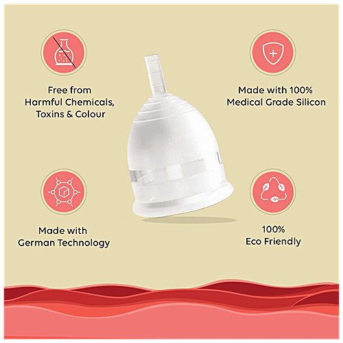 Buy LAIQA Menstrual Cup - Small Size, With Storage Pouch, Ultra- Soft ...