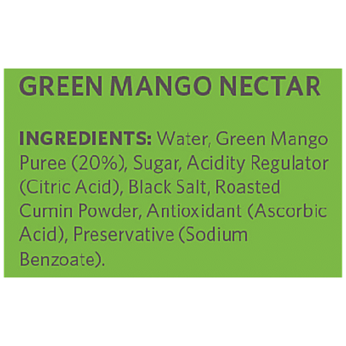 Buy FRUSSH Green Mango Nectar - Rich In Vitamin A, C, B6, Sweet & Sour ...
