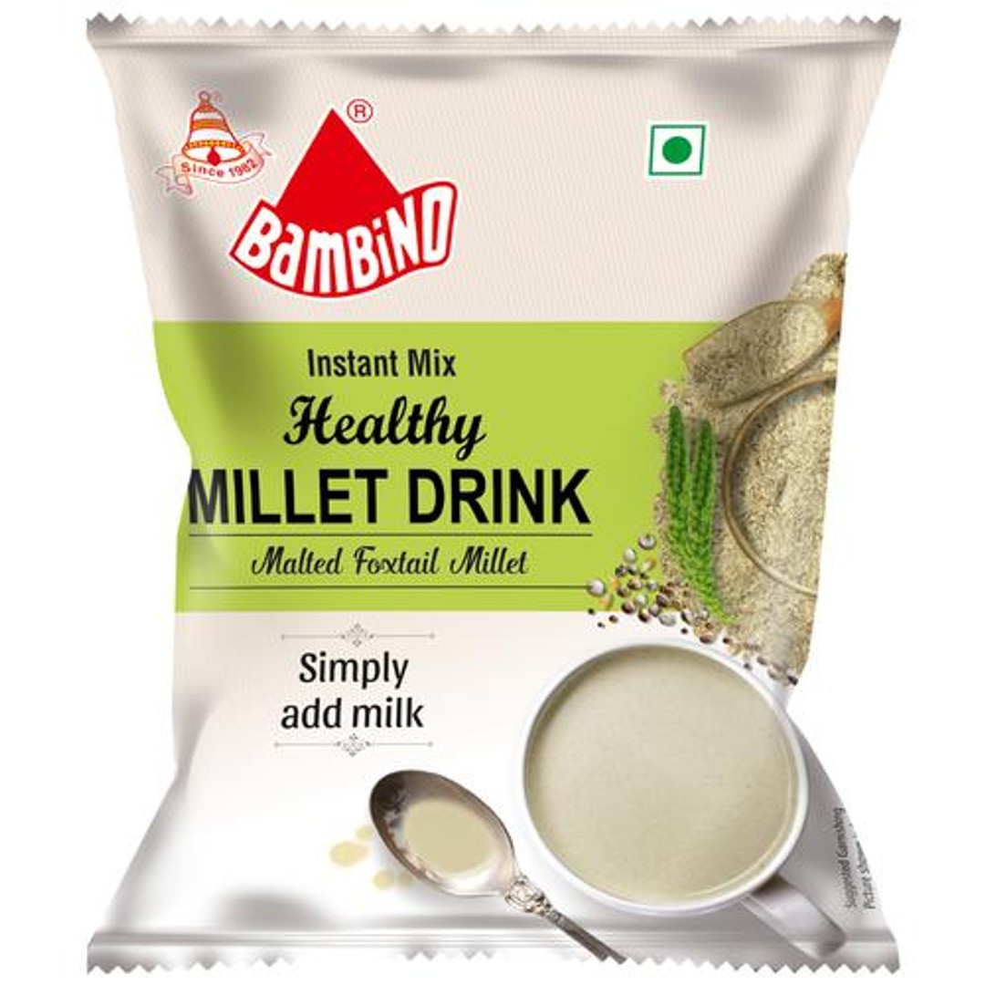 Buy Bambino Malted Foxtail Millet Drink - Instant Mix, Rich In Iron ...