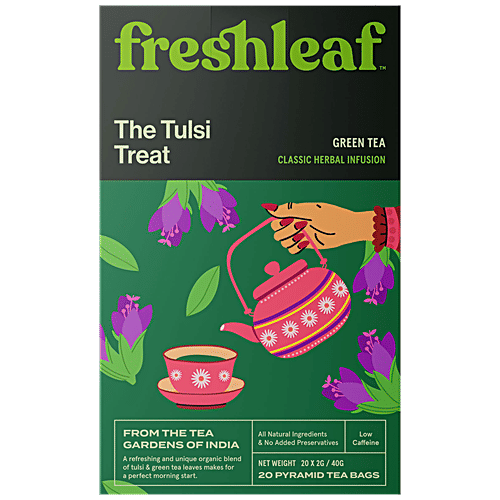 Buy FRESHLEAF Tulsi Green Tea - Fresh, Rich In Antioxidants, Boosts ...
