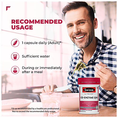 Buy Swisse Ultiboost - Co Enzyme Q10 150Mg Capsules, Supports Heart ...