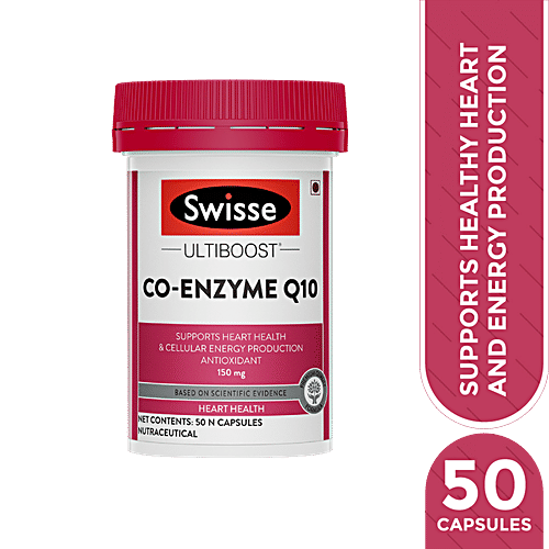 Buy Swisse Ultiboost - Co Enzyme Q10 150Mg Capsules, Supports Heart Health Online at Best Price ...