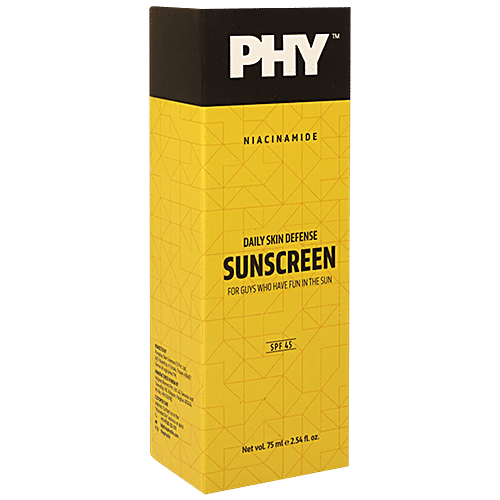 Buy Phy Daily Skin Defense Sunscreen SPF 45 - Niacinamide, Evens Out ...