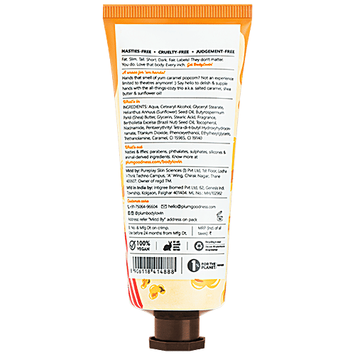 Buy Plum Body Lovin' Caramel Popcorn Hand Cream - Moisturising, Non ...