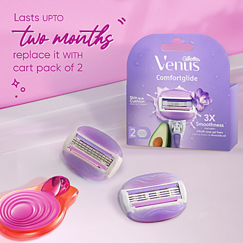 Buy Gillette Venus Snap Hair Remover/Body Razor - Glides Smoothly ...