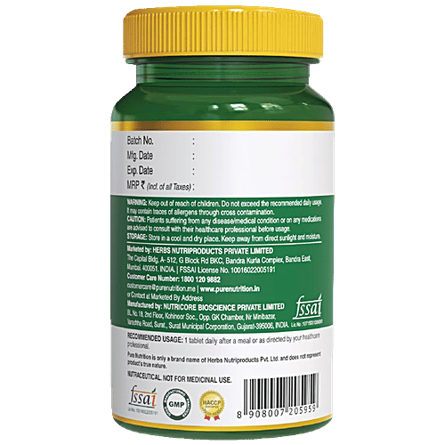 Buy Pure Nutrition Calcium Tablet - Supports Bone & Joint Health Online ...