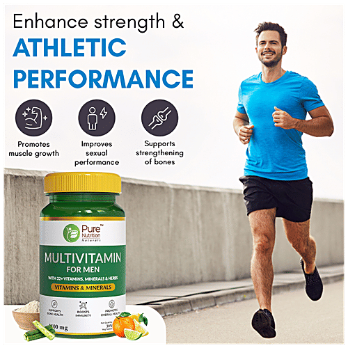 Buy Pure Nutrition Multivitamin Tablet - For Men, Provides Energy ...