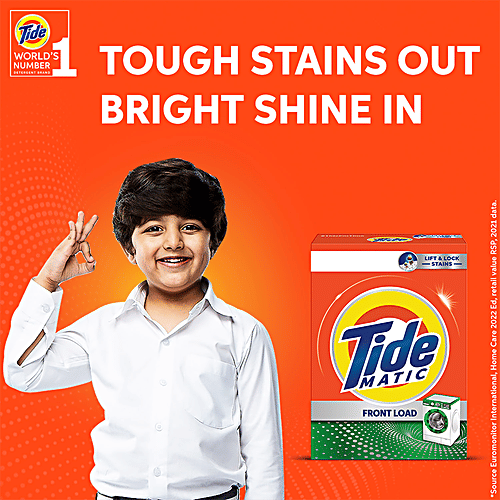 Buy Tide Matic Front Load Detergent Powder - Removes Tough Stains ...