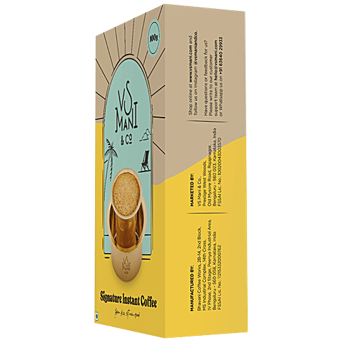 Buy Vs Mani & Co. Signature Instant Coffee - 60:40, Strong, Flavourful ...