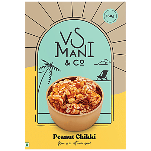 Buy Vs Mani & Co. Peanut Chikki - Rich In Protein & Fibre, Helps Lower ...