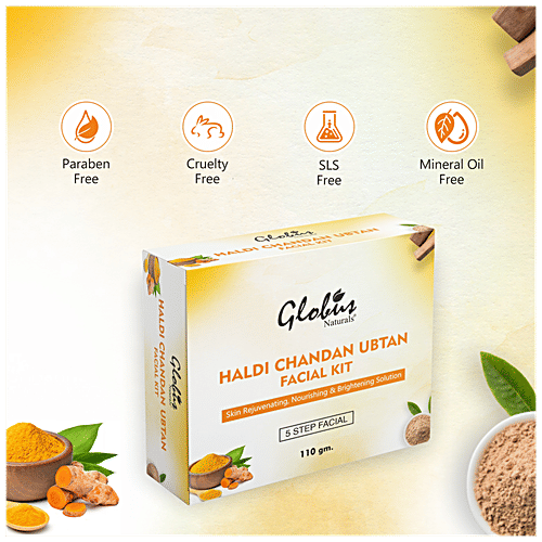 Buy Globus Naturals Haldi Chandan Ubtan Facial Kit - Rejuvenating ...