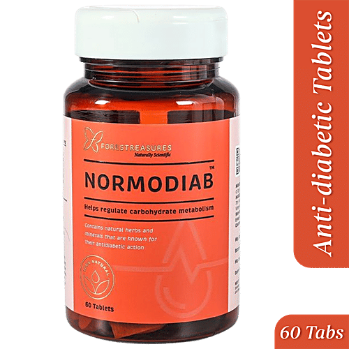 Buy Forestreasures Normodiab Tablet - Helps Regulate Carbohydrate ...