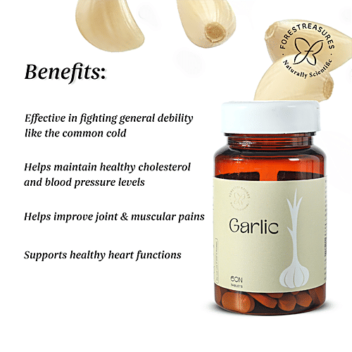 Buy Forestreasures Garlic Lasuna For Heart Health & Cholesterol Online ...