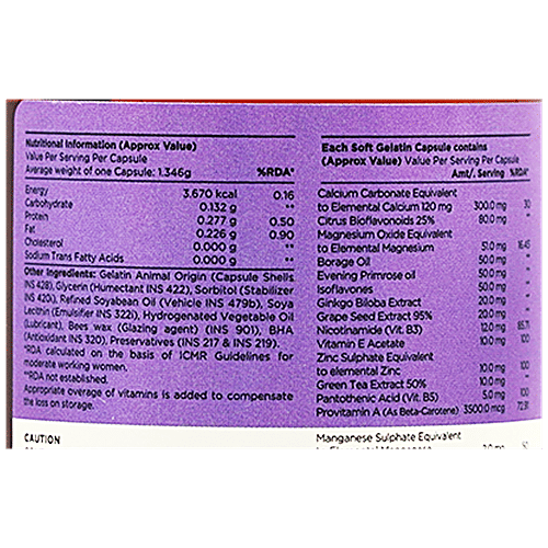 Buy Supermeds Multivitamin Women 50+ Capsule - Enhances Immunity ...