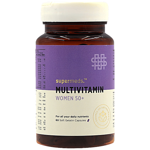 Buy Supermeds Multivitamin Women 50+ Capsule - Enhances Immunity ...