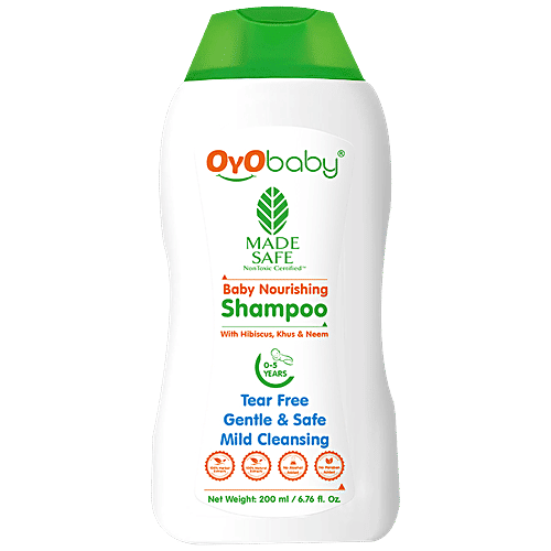 Buy Oyo Baby Baby Nourishing Shampoo - Gentle & Safe, Tear-Free, Mild ...