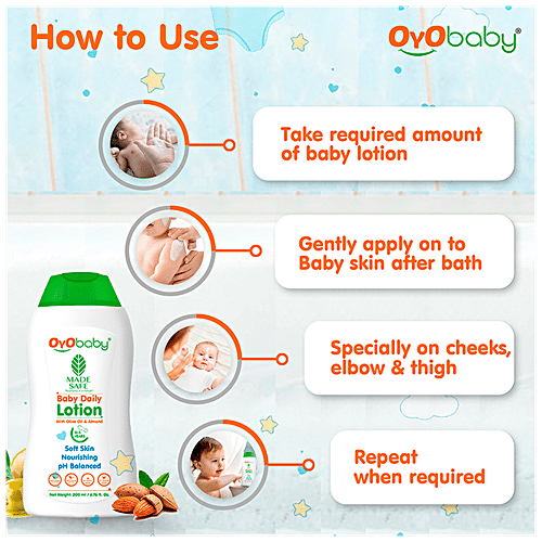 Buy OYO BABY New Born Combo - Baby Daily Lotion & Nourishing Shampoo, 0 ...