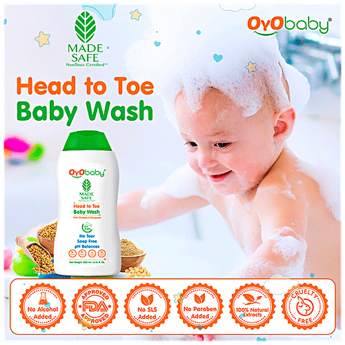 Buy OYO BABY New Born Combo - Head To Toe Baby Wash & Nourishing ...