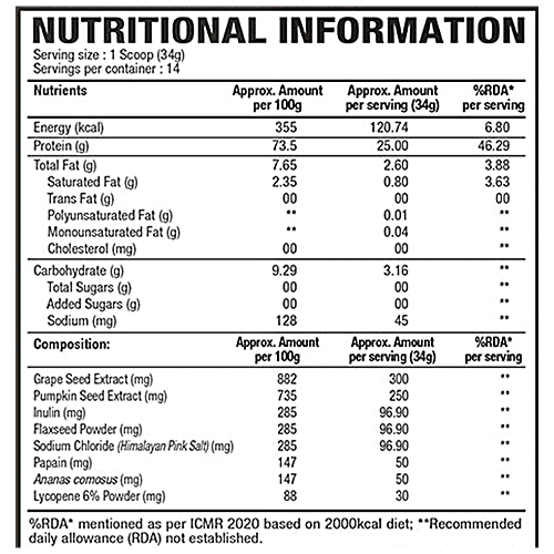 Buy WOW Life Science WOW Life Science Plant Based Protein Powder ...