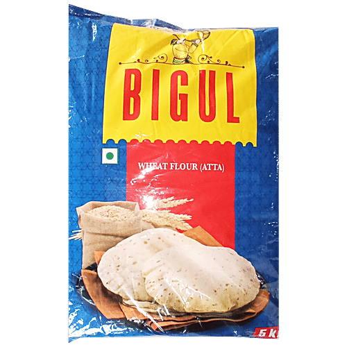 Buy BIGUL Wheat Flour/Atta - Rich In Fibre Online at Best Price of Rs ...