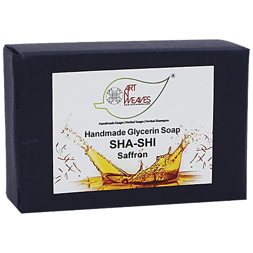 Buy ArtNWeaves Sha Shi Saffron Glycerin Soap - Soothes The Skin ...