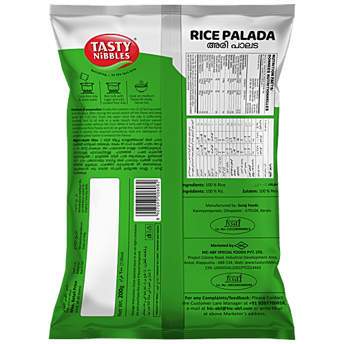 Buy Tasty Nibbles Rice Palada - Authentic Taste, Mouthwatering Dessert ...