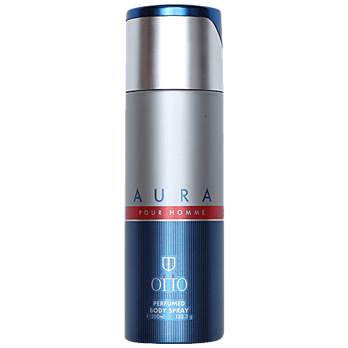Buy OTTO Perfumed Body Spray - Aura, Long-Lasting Fragrance, For Men Online at Best Price of Rs ...