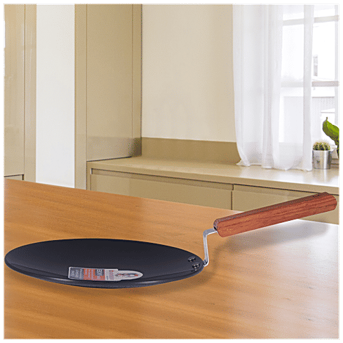 Buy Wonderchef Ebony Roti Tawa - Long-Lasting, Gas Stove Compatible, 25 ...