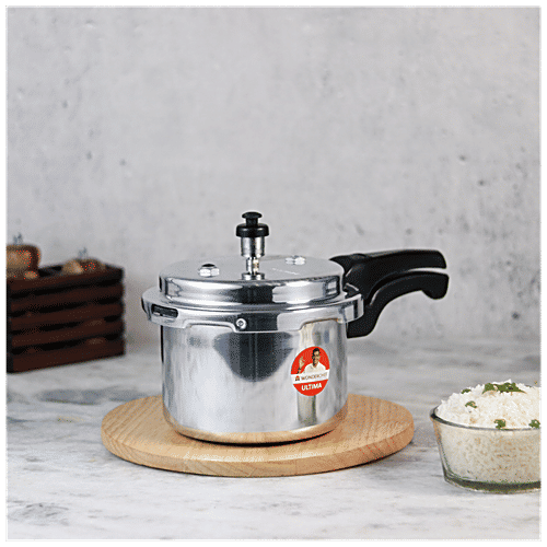 Buy Wonderchef Ultima Pressure Cooker With Outer Lid - Non-Stick, Induction Friendly Online at ...